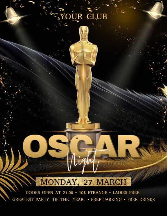 Oscar Flyer Template | PosterMyWall