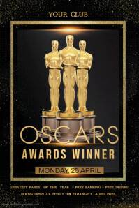 Oscars Award Template | PosterMyWall