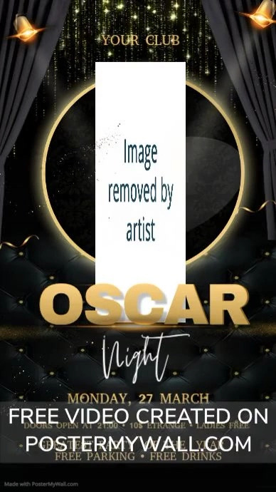 Copy of Oscars Awards Display | PosterMyWall