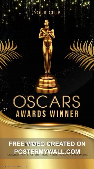 Copy of Oscars Awards Display | PosterMyWall