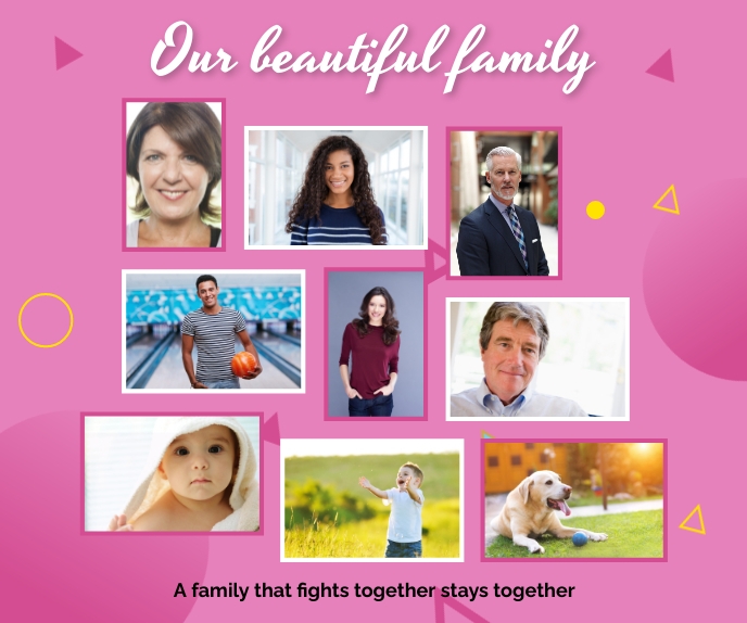 Our beautiful family (1) Template | PosterMyWall