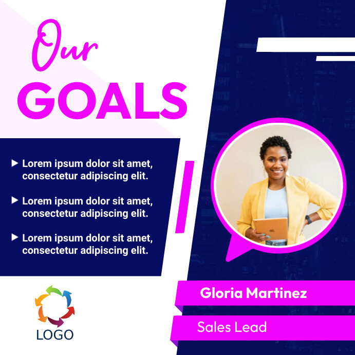 Copy of our goals flyer template | PosterMyWall