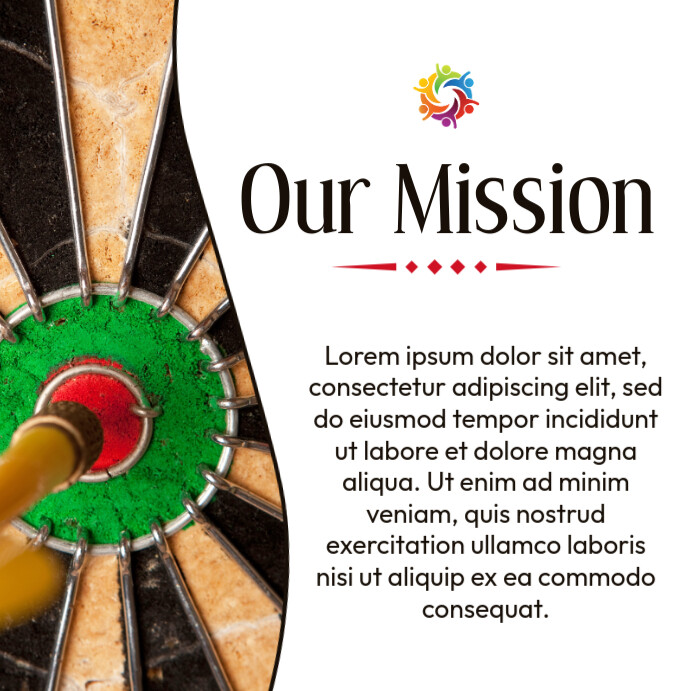 Our mission statement template | PosterMyWall
