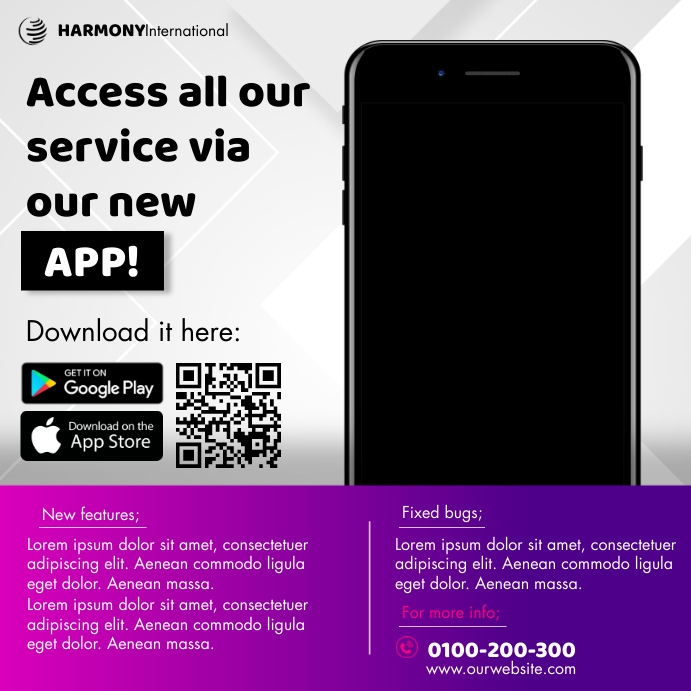 our new app Template | PosterMyWall