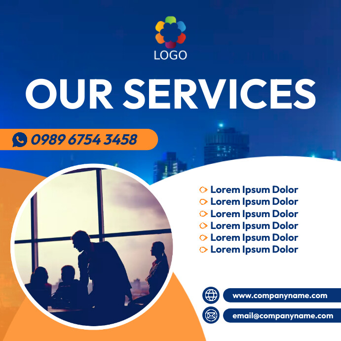 our services template | PosterMyWall