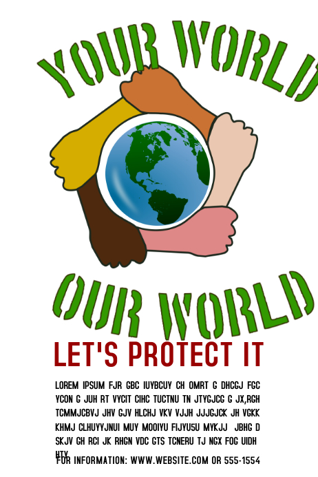 Our World Template | PosterMyWall