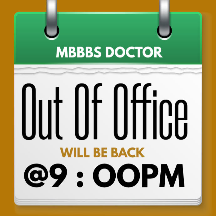 Out of office sign Template | PosterMyWall