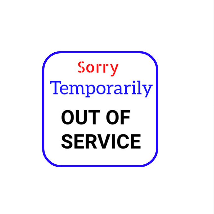 Copy of Out-of-service-printable-sign Design Template | PosterMyWall