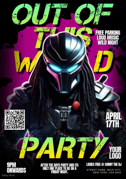 Out Of This World Party Template | PosterMyWall