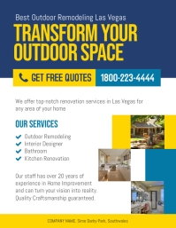 Remodeling flyer 8 1/2 x 11 Template | PosterMyWall