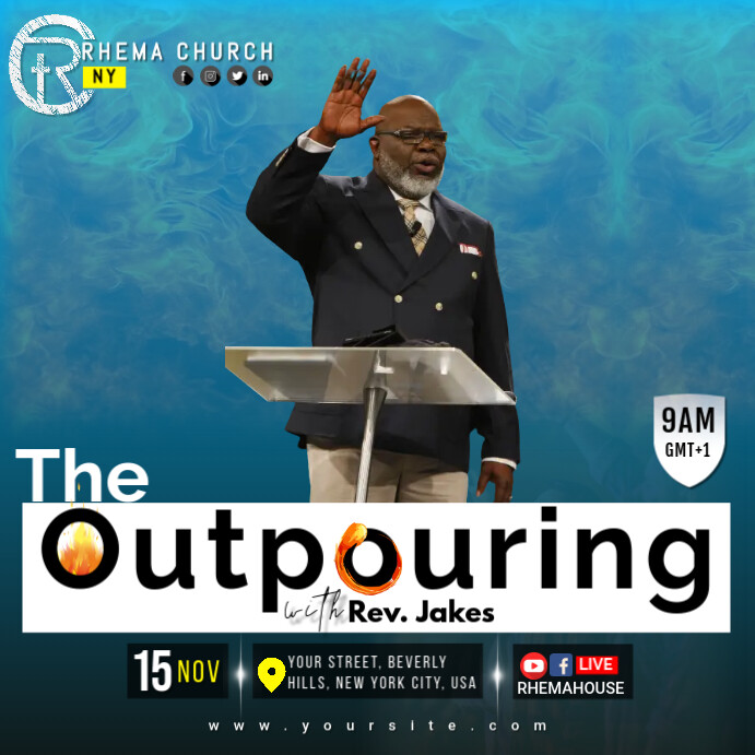Outpouring Template | PosterMyWall