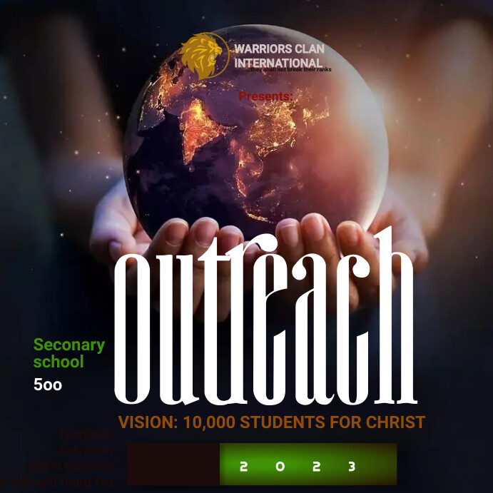 outreach Templat | PosterMyWall