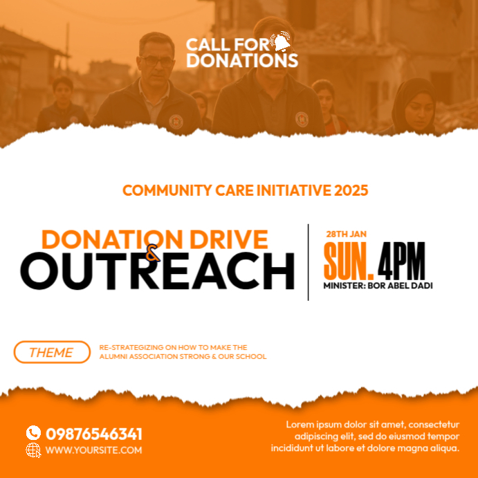 Outreach Program Template | PosterMyWall