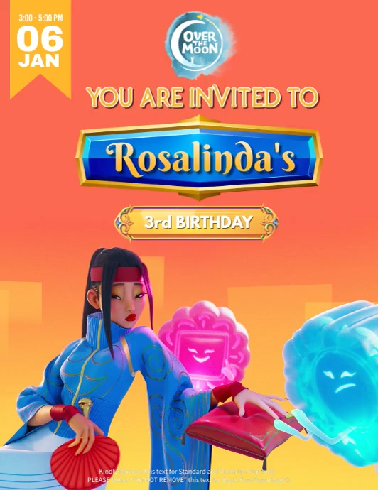 Over the Moon Template | PosterMyWall