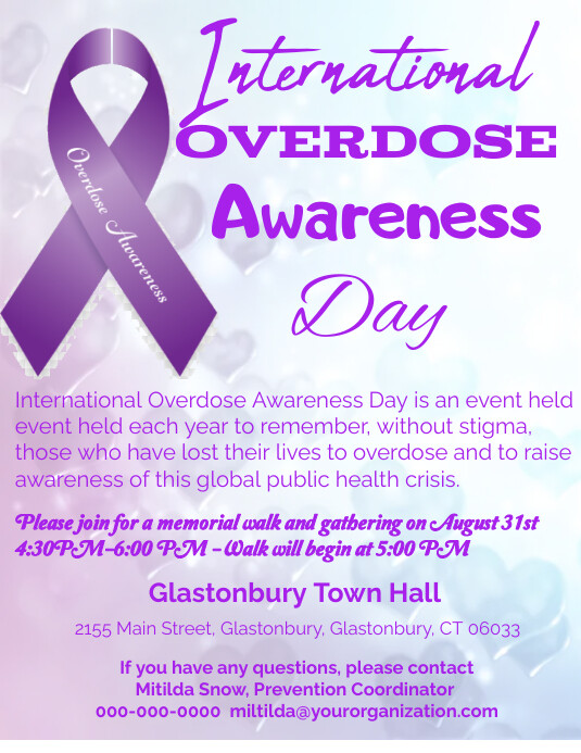 Overdose Awareness Flyer Template | PosterMyWall