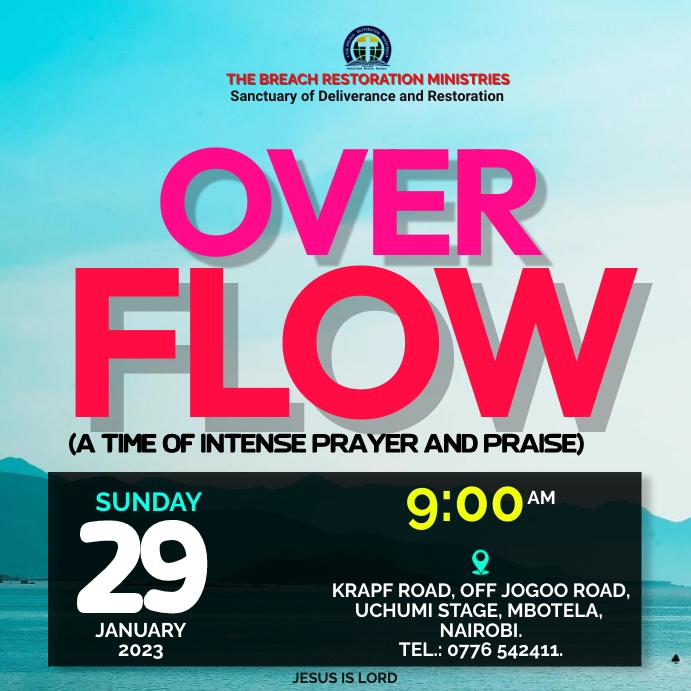 Overflow Template | PosterMyWall