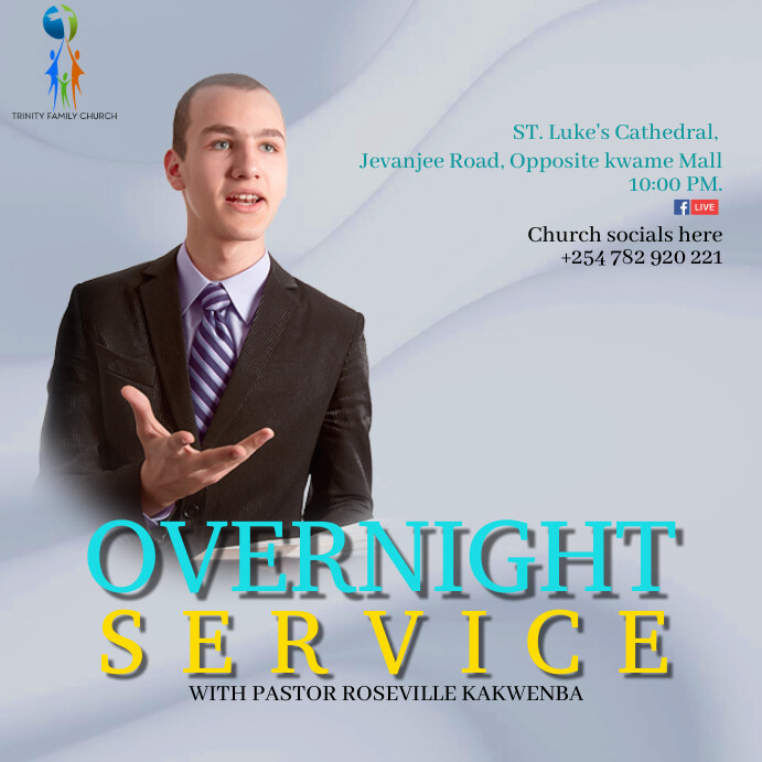 Overnight service flyer Template | PosterMyWall