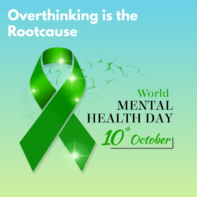 overthinking, mental health Template | PosterMyWall