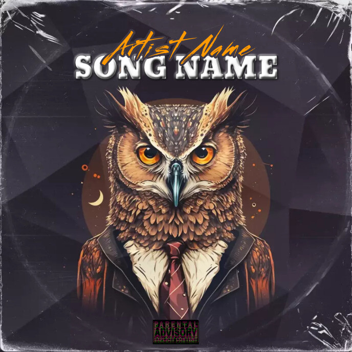 Copy of owl Album Cover music art trap mixtape rap | PosterMyWall