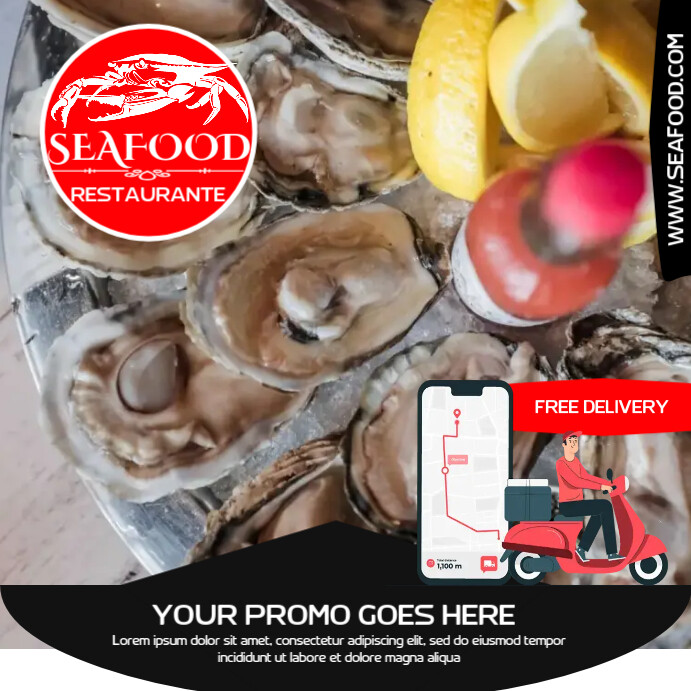 oyster Template | PosterMyWall