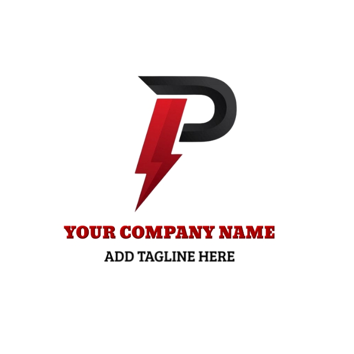 P Logo Template | PosterMyWall
