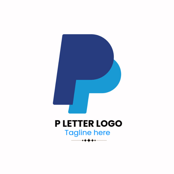 Copy of p word letter logo | PosterMyWall