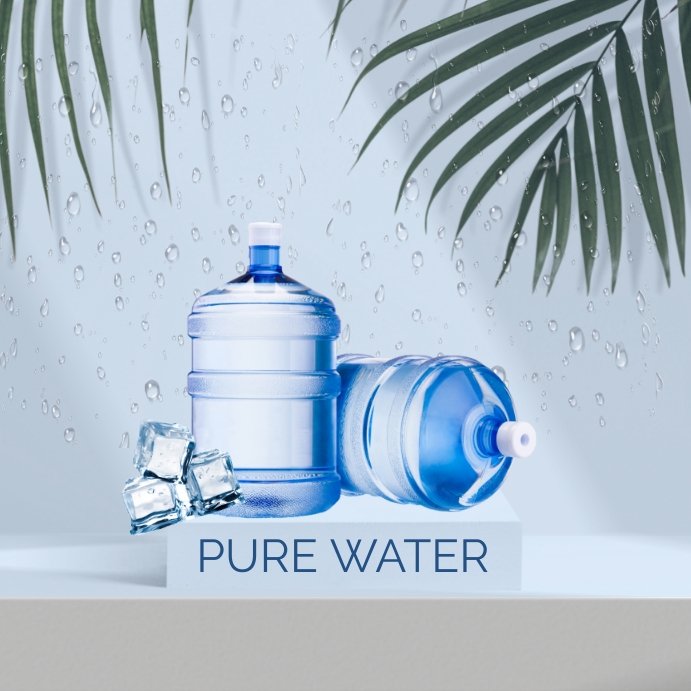 Package water dispenser flyer template | PosterMyWall