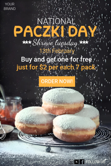 Paczki Day Template | PosterMyWall