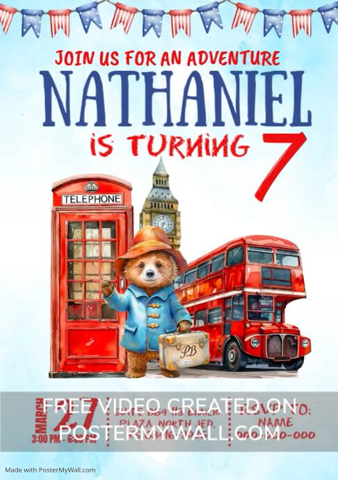 Modèle Paddington | PosterMyWall