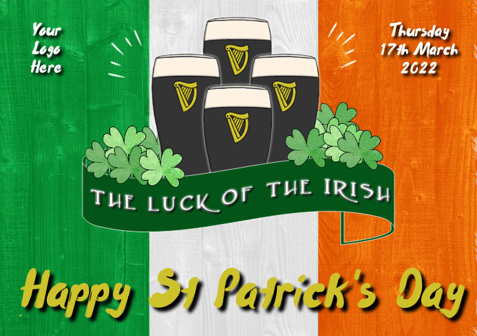 Paddy's Day Brighter Template | PosterMyWall