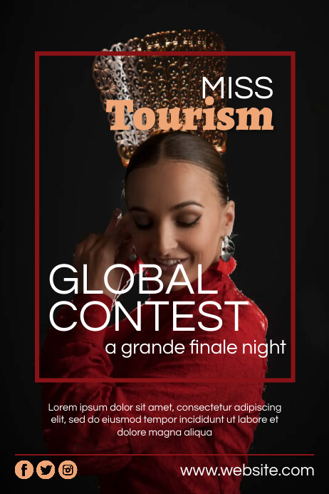 Pageant Poster Template | PosterMyWall