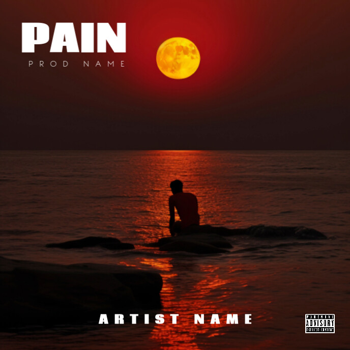 Copy of Pain album cover | PosterMyWall