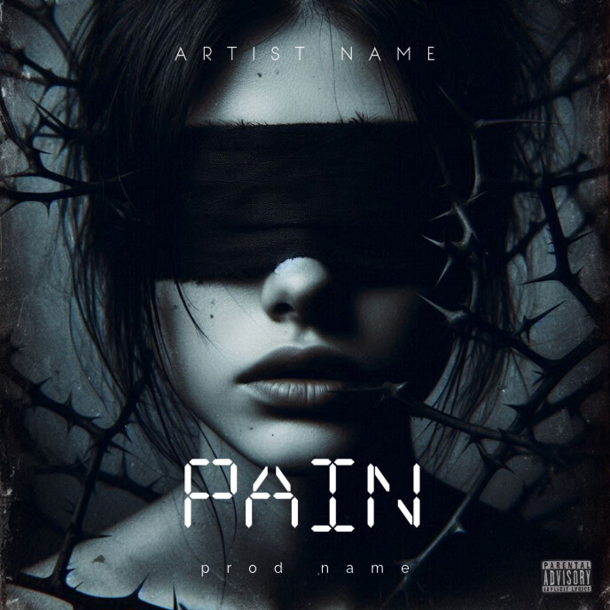 Pain album cover Template | PosterMyWall