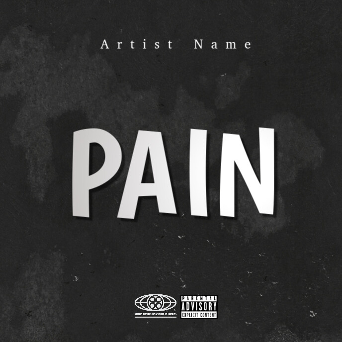 Pain mixtape album cover Template | PosterMyWall