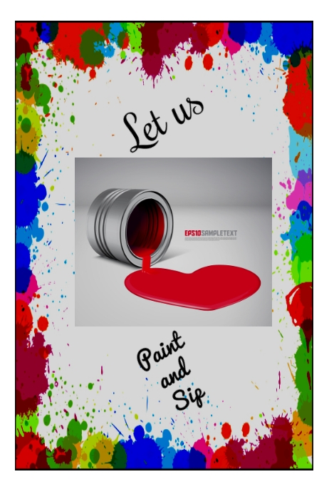 Paint and Sip Template | PosterMyWall