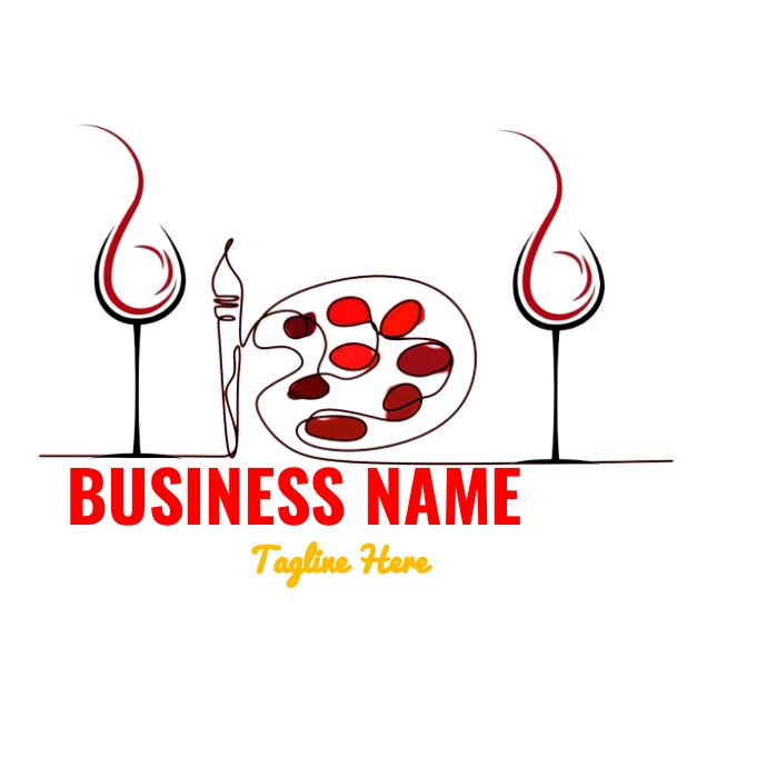 paint and sip party logo , art and craft birt Template | PosterMyWall