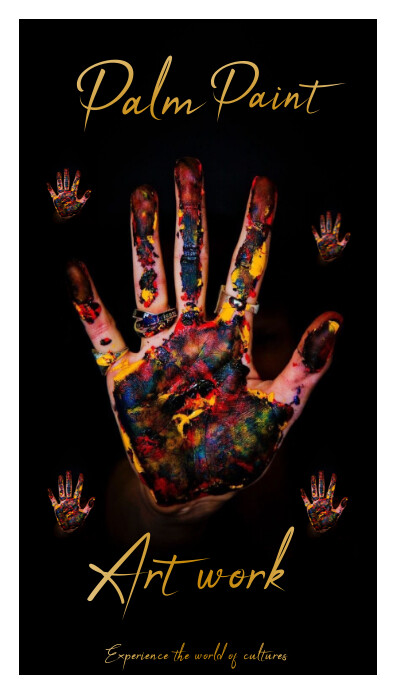 Plantilla de Paint Art design | PosterMyWall