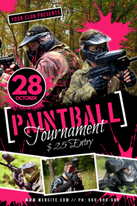 Paint Ball Fight Template | PosterMyWall