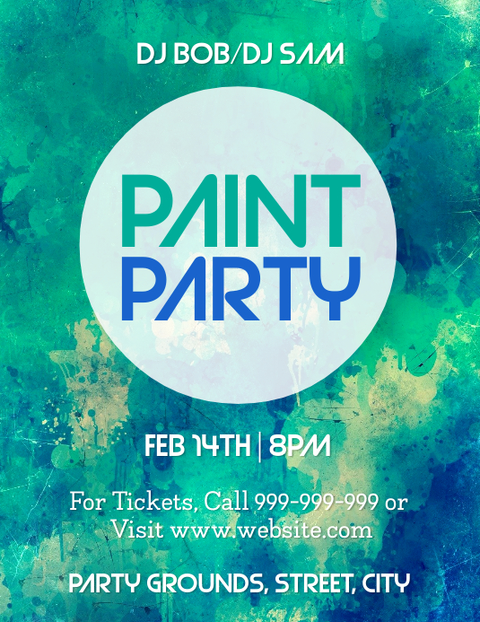 Paint Party Template | PosterMyWall