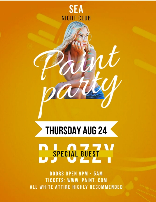 paint party flyer template | PosterMyWall