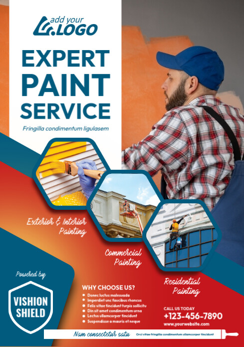 Paint Service Flyer Template | PosterMyWall