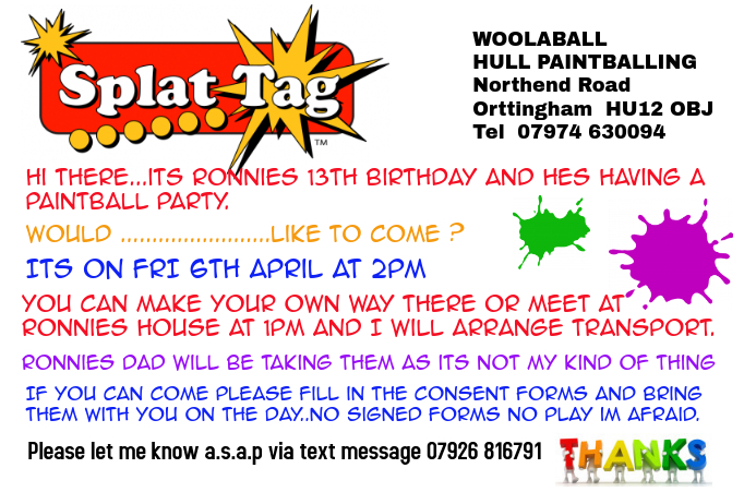 PAINTBALL PARTY Template | PosterMyWall