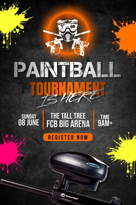 Paintball Tournament Template | PosterMyWall