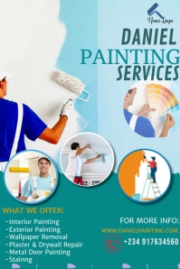 Painting Service Flyer template | PosterMyWall