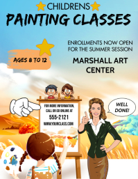 ART CLASSES Template | PosterMyWall