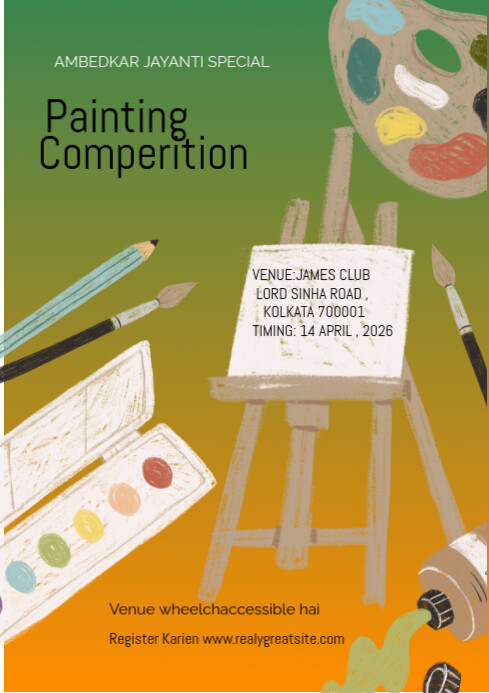 Copy of painting competition instagram post templete | PosterMyWall