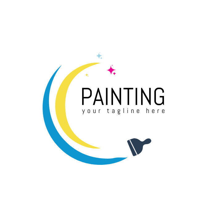 Copy of painting logo/illustrated/colorful/business | PosterMyWall