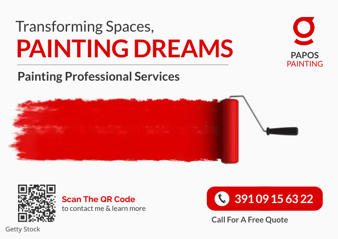 painting professional services printable post Template | PosterMyWall