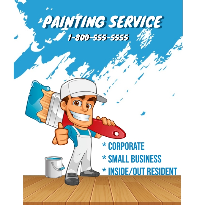 Painting Service Template | PosterMyWall