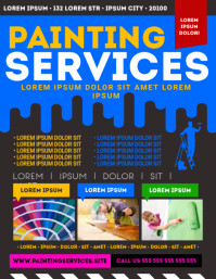 Painting & Decorating Service Flyer Template | PosterMyWall